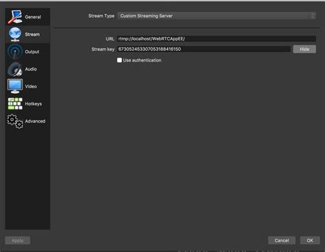 Publish With Rtmp And Play With Webrtc · Ant Mediaant Media Server Wiki