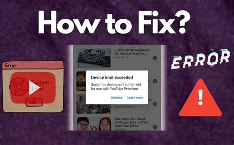 how to fix “device limit exceeded” error on youtube premium techpp