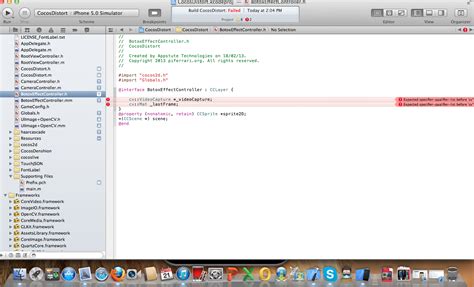 Iphone Error Expected Specifier Qualifier List Before Cv Stack
