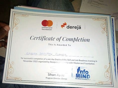 Zelalem Shiferaw On Linkedin Certificate