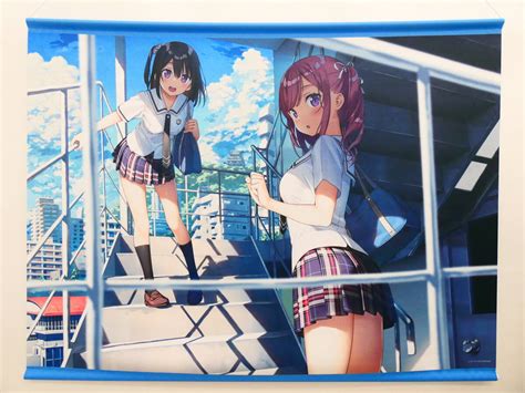 【未使用】ピロ水先生描き下ろし B2wスエードタペストリー99 麗 By Melonbooks Girls Collection 2021