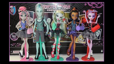 Monster High Dance Class 5 Pack Gil Webber And Rochelle Goyle Review Youtube