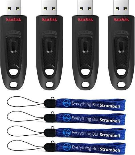 Amazon Com SanDisk Ultra USB 3 0 Flash Drive 64GB 4 Pack Bundle With 4 Everything But