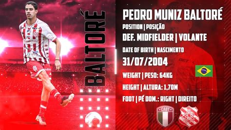Pedro Baltoré Defensive Midfielder Volante Highlights 2024 YouTube
