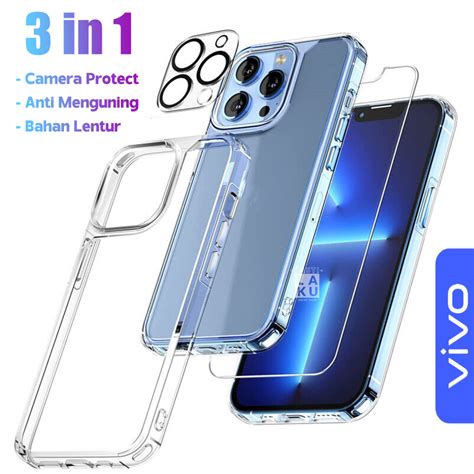 Jual Softcase Bening Clear Case For VIVO Y22 Y91 Y95 Y93 Y91C Y12 Y17