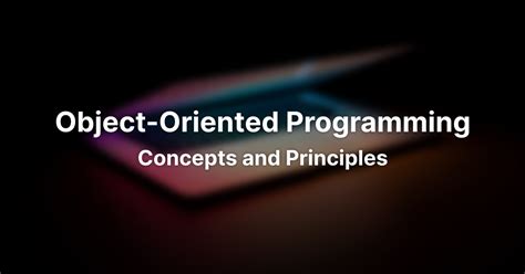 Introduction To Object Oriented Programming Concepts And Principles Furkan Kavlak