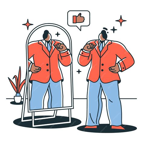 Free Vector Self Confidence Concept Illustration