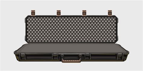 Open Weapon Case Front View 26056838 Vector Art At Vecteezy
