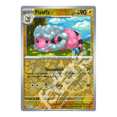 067 198 Flaaffy Non Comune Reverse IT MINT Federicstore