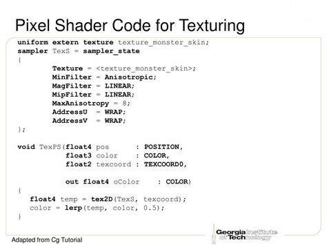Ppt Lecture 9 Programmable Shaders Powerpoint Presentation Free
