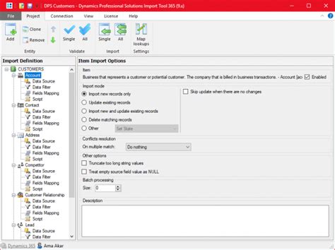 Import Tool For Microsoft Dynamics 365 Version 9x Dynamics Professional Solutions