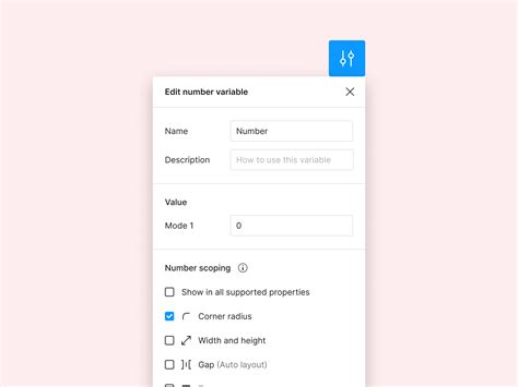 Variables Design Good Practices