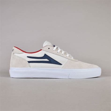 Lakai Shoes Manchester Skate Shoes Whitenavy Skate Shoes From