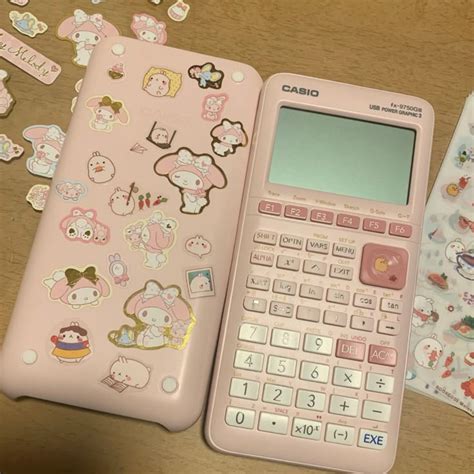 Pink Casio Fx 9750giii Graphing Calculator