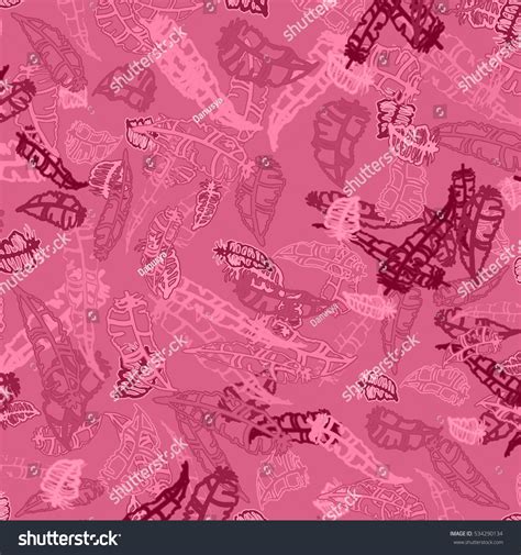 Vector Feather Background Retro Pattern Ethnic Stock Vector Royalty