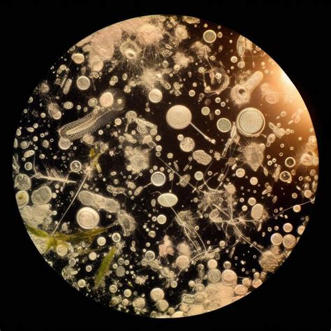 Premium Photo Abstract Bakterial Microbiology Background For Social Media