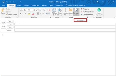 Fix Signature Button Not Working In Outlook Techcult