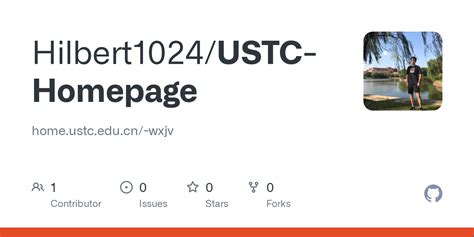 Github Hilbert Ustc Homepage Home Ustc Edu Cn Wxjv