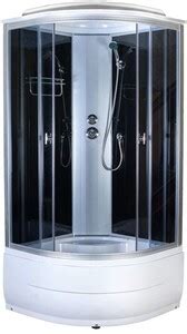 Душевая кабина AQUAPULSE 4001D Grey black 80x80x220 см с высоким ...