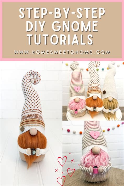 DIY Gnomes How To Make Gnomes From Socks Sock Gnome Pattern Diy Gnomes Gnome Patterns