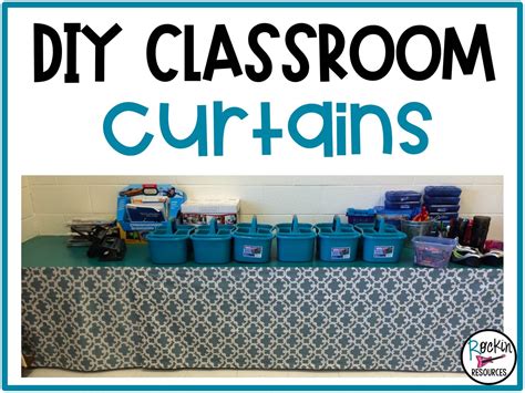 Diy Classroom Curtains Rockin Resources