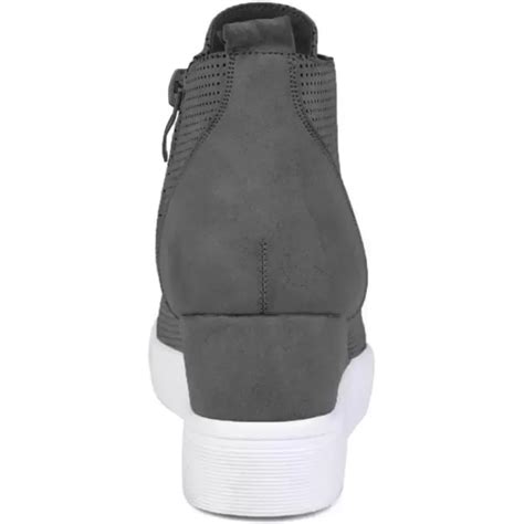 Athlefit Womens Wedge Sneakers Hidden Heel Platform Wedge Booties