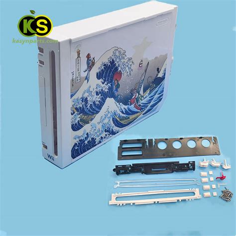 Custom Wii Ukiyo E Surfing Edition Housing Shell Cover Replacement Kasynparts