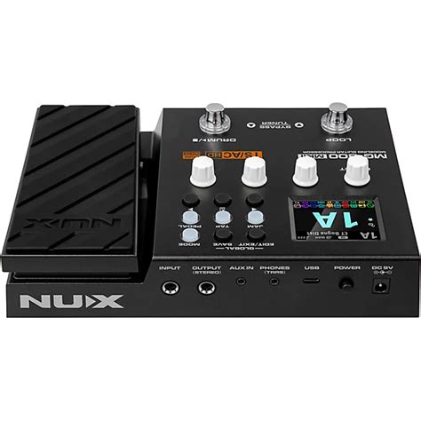 Nux Mg 300mkii Multi Effects And Amp Modeler Pedal Black Guitar Center