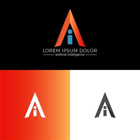 Premium Vector Artificial Intelligence Brand Identity