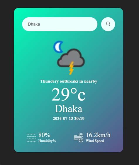 Shefaitur Rahman On Linkedin Daily Weather Chack Project Html Css Js And Rest Api