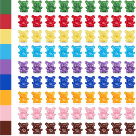Xinhueida Colored Counting Bears 90 Color Classification Bears 10