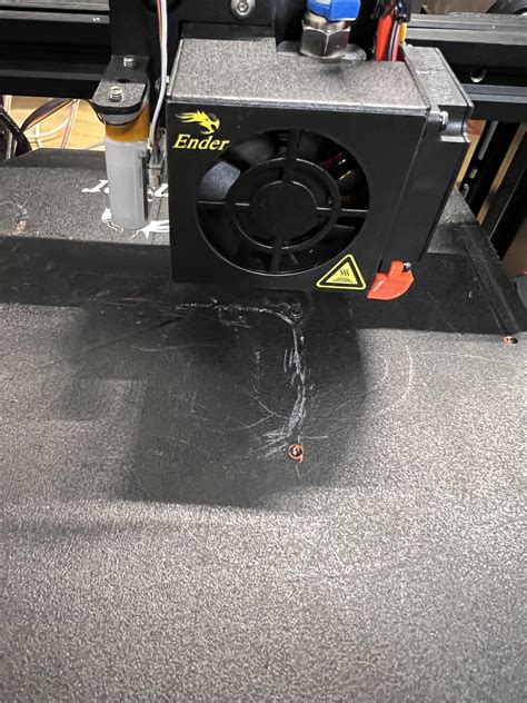 Anyone Know Why My Ender Tries To Run Its Nozzle Through The Bed