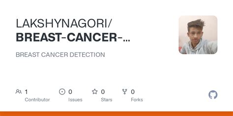 GitHub LAKSHYNAGORI BREAST CANCER DETECTION BREAST CANCER DETECTION
