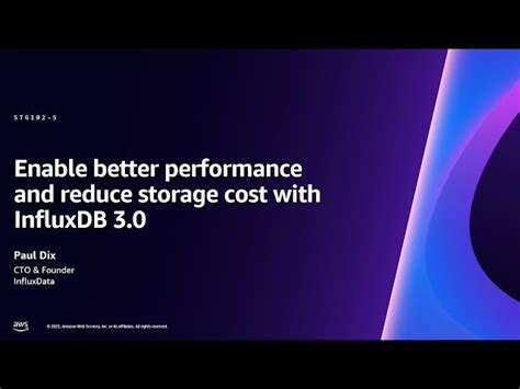 Free Video Enable Better Performance And Reduce Storage Cost With Influxdb 30 From Aws Events