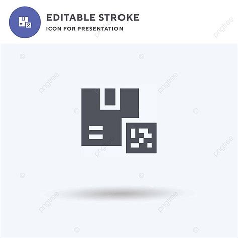 qr code vector icon for presentations symbol device identity vector