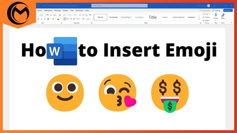 How To Insert Emojis Into Microsoft Word Document YouTube