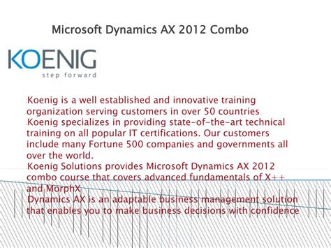 PPT Microsoft Dynamics AX Training PowerPoint Presentation Free Download ID