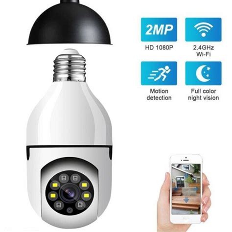 Панорамная IP WiFi Камера Видеонаблюдения Лампочка Kerui CAMERA CAM L1 ...