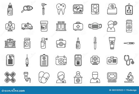 Doctor Visits Patient In Hospital Ward Flat Character Vector