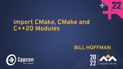 Cppcon The C Conference On Linkedin Import Cmake Cmake And C20