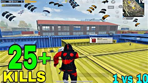 Best Landing In Novo 25 Kills Solo Vs Squad Pubg Mobile Youtube