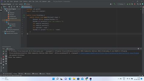 Im Not Able To Run Java Program In Intellij Idea Community Edition Stack Overflow