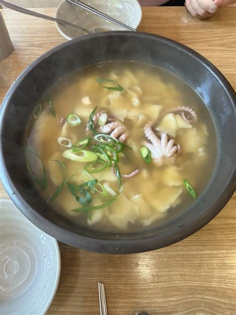 부천 맛집 팔미낙지한마리수제비 중동점 추억이있는맛 네이버 블로그