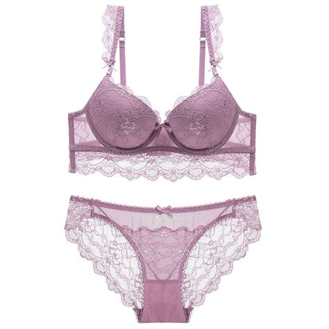 Mode Sexy Dünne Transparente Spitze Bh Set Unterwäsche Frauen Sexy Plus Size Bhs Und Höschen
