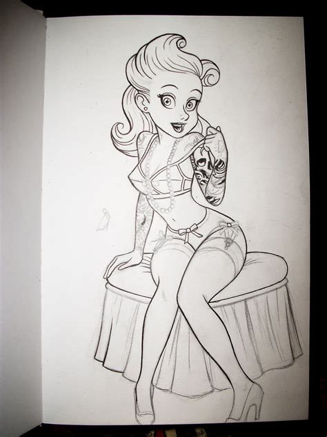 Vintage Pinup Girl By Jesusmorales On Deviantart