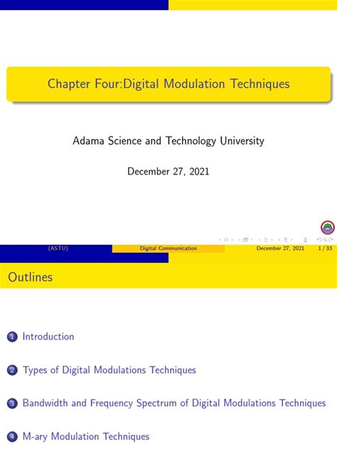 Chapter 4 Download Free Pdf Modulation Digital Signal