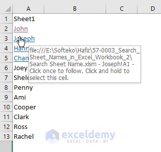 How To Search By Sheet Name In Excel Workbook 2 Handy Methods