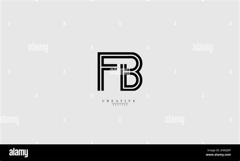 Fb Bf F B Alphabet Letters Initials Monogram Logo Stock Vector Image