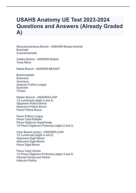Skills And Techniques Usahs Midterm Questions And Answers 100 Correct