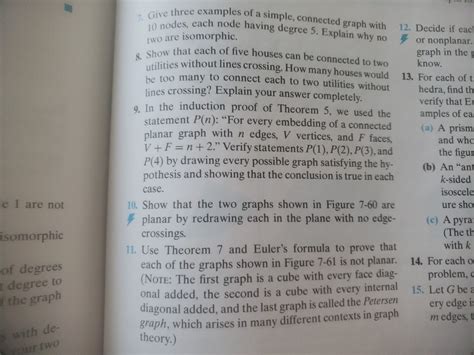 Solved PISI Three Examples Of A Simple Connected Graph With Chegg Com